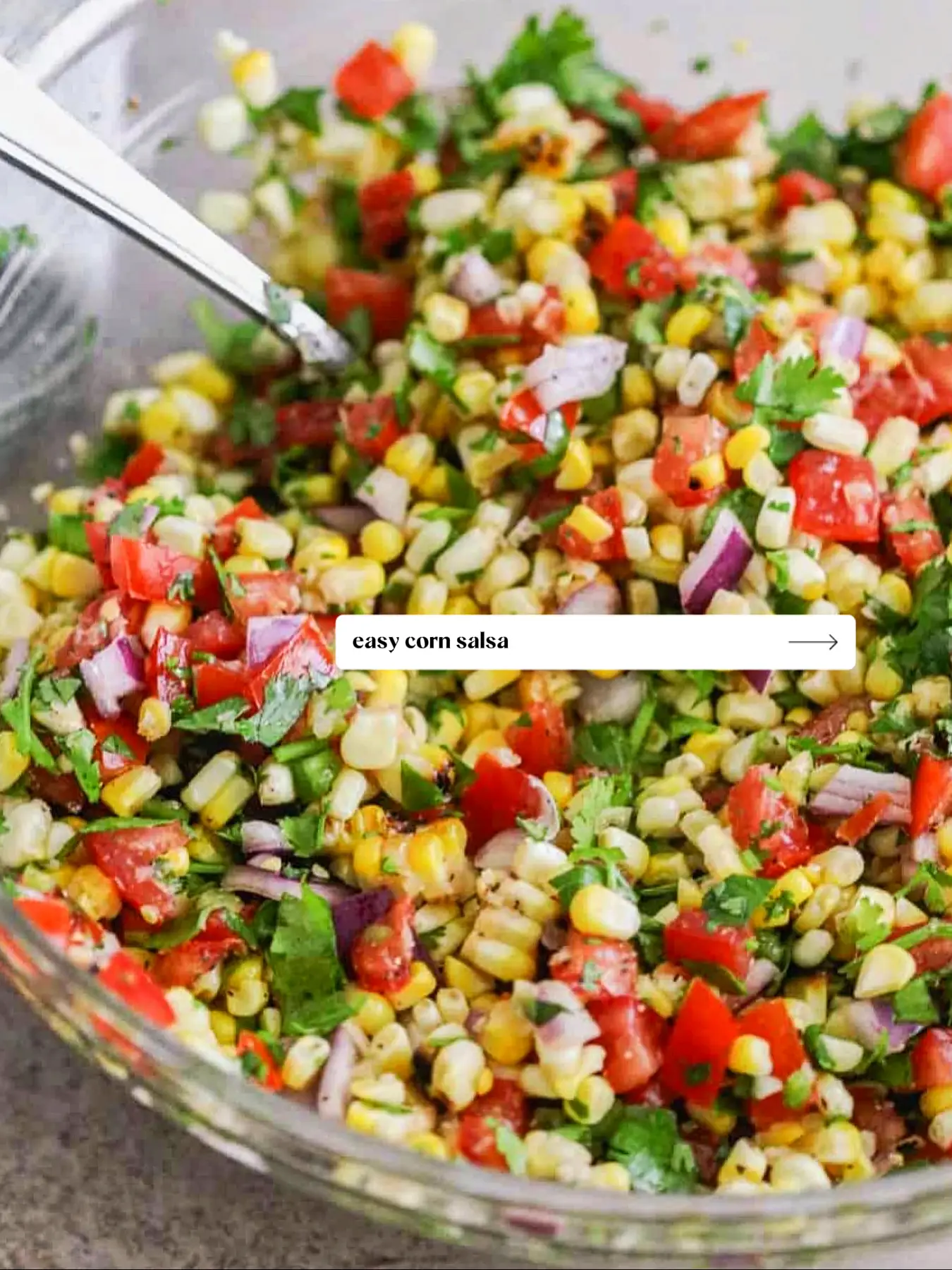 easy corn salsa recipe! | Gallery posted by Nichole C | Lemon8