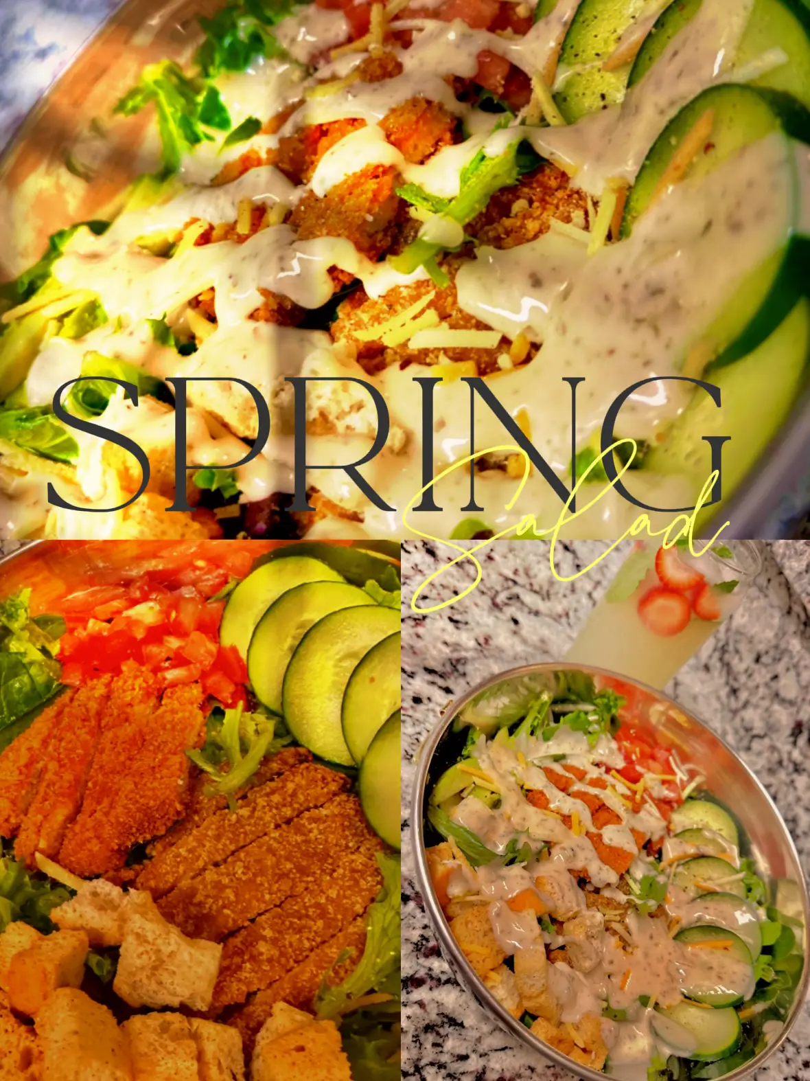 QUICK & EASY VEGAN SPRING SALAD | Gallery posted by Jae Briana 🌹🌈 | Lemon8