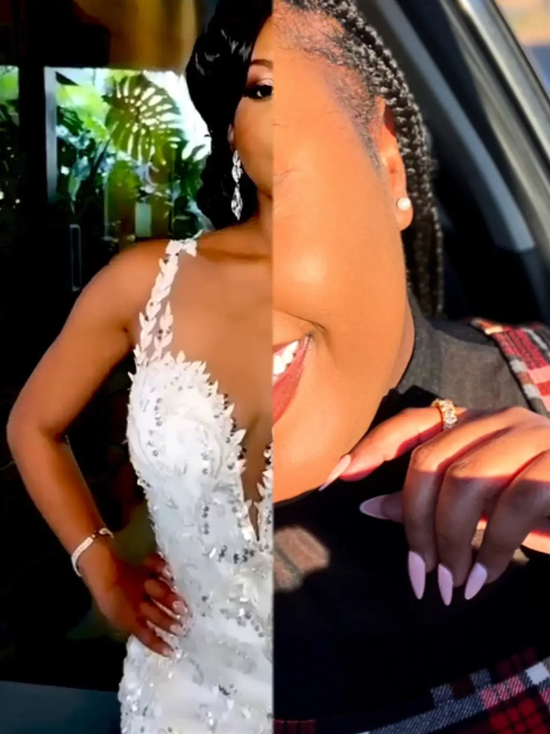 Tried the viral wedding dress filter 🥹 ️ | Video published by Victoria Brenae | Lemon8