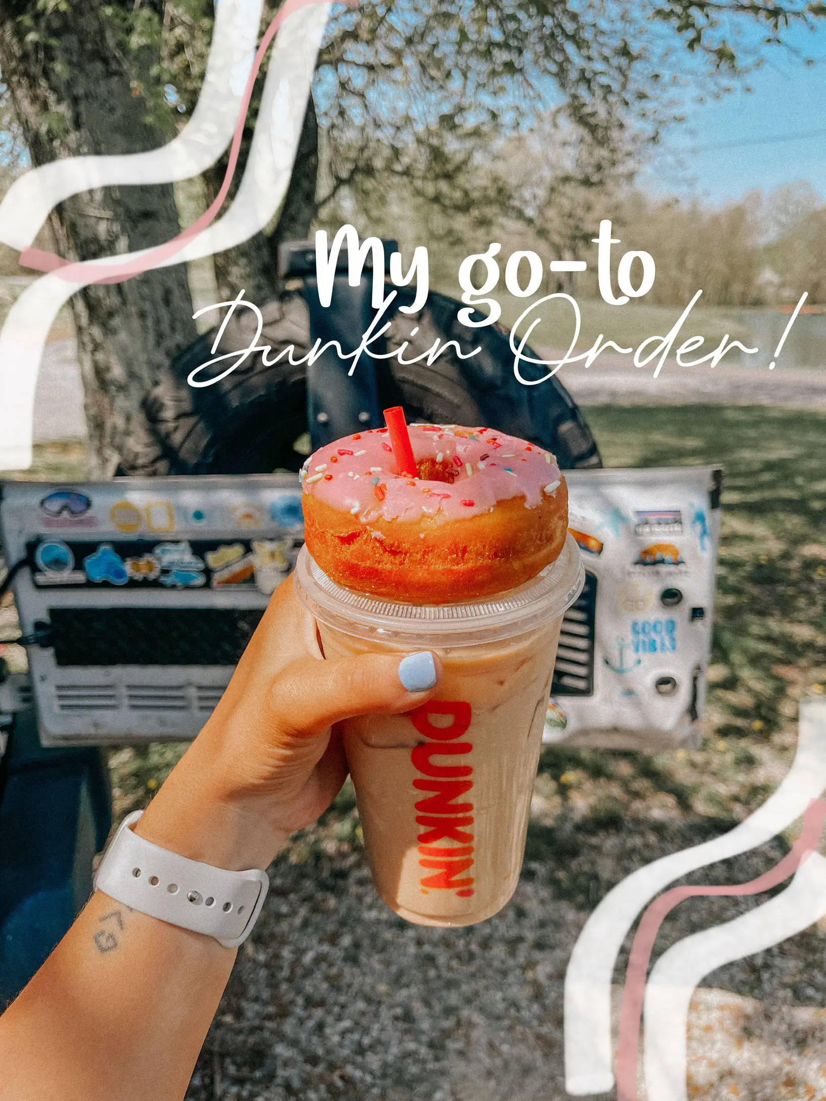 My go-to Dunkin’ order… 🍩 | Gallery posted by Emilie Jones | Lemon8