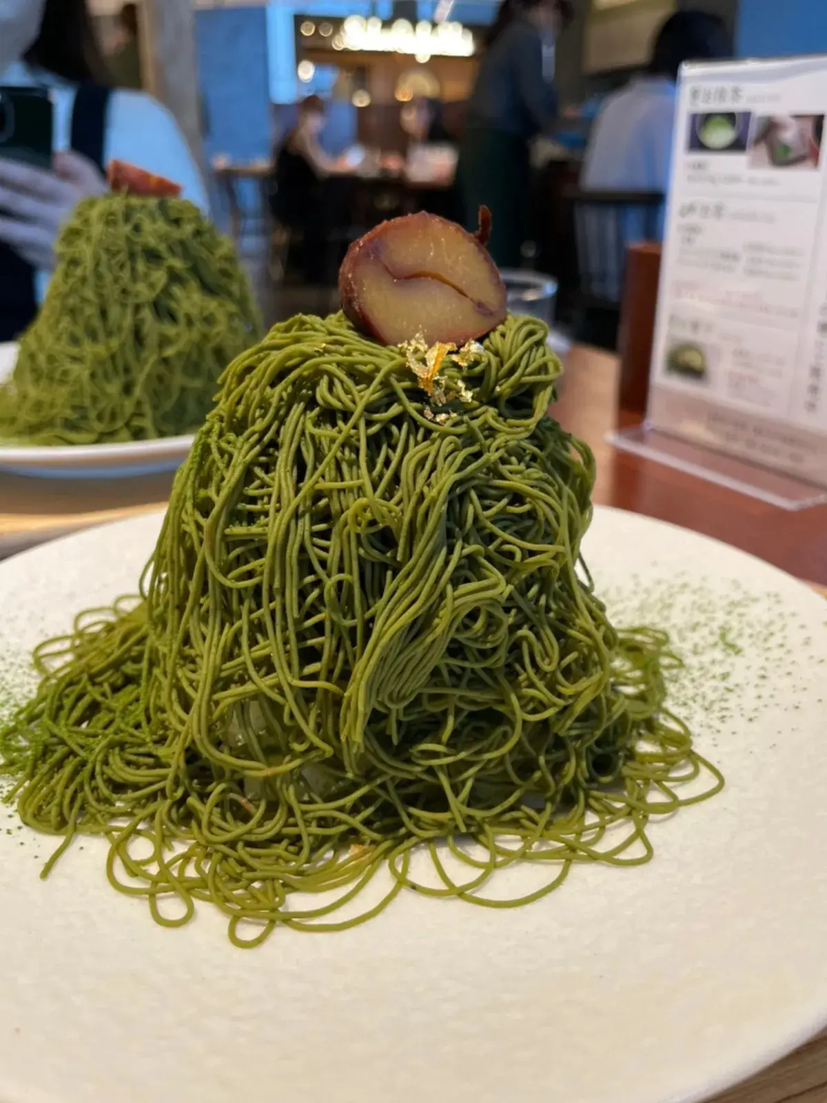 Freshly squeezed Mont Blanc with rich matcha | Gallery posted by あかね ...