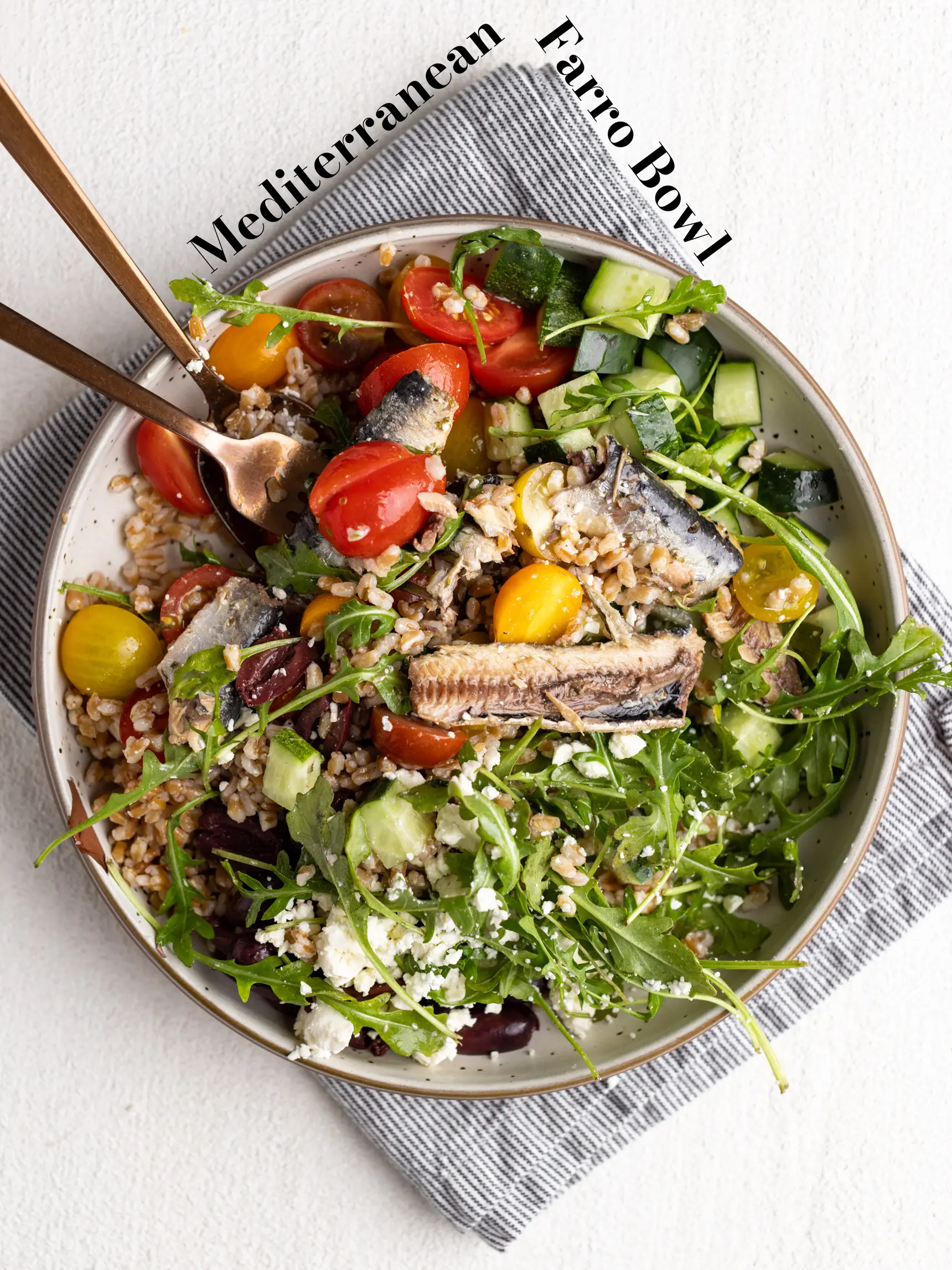 Mediterranean Farro Bowl | Gallery posted by Theboldappetite | Lemon8