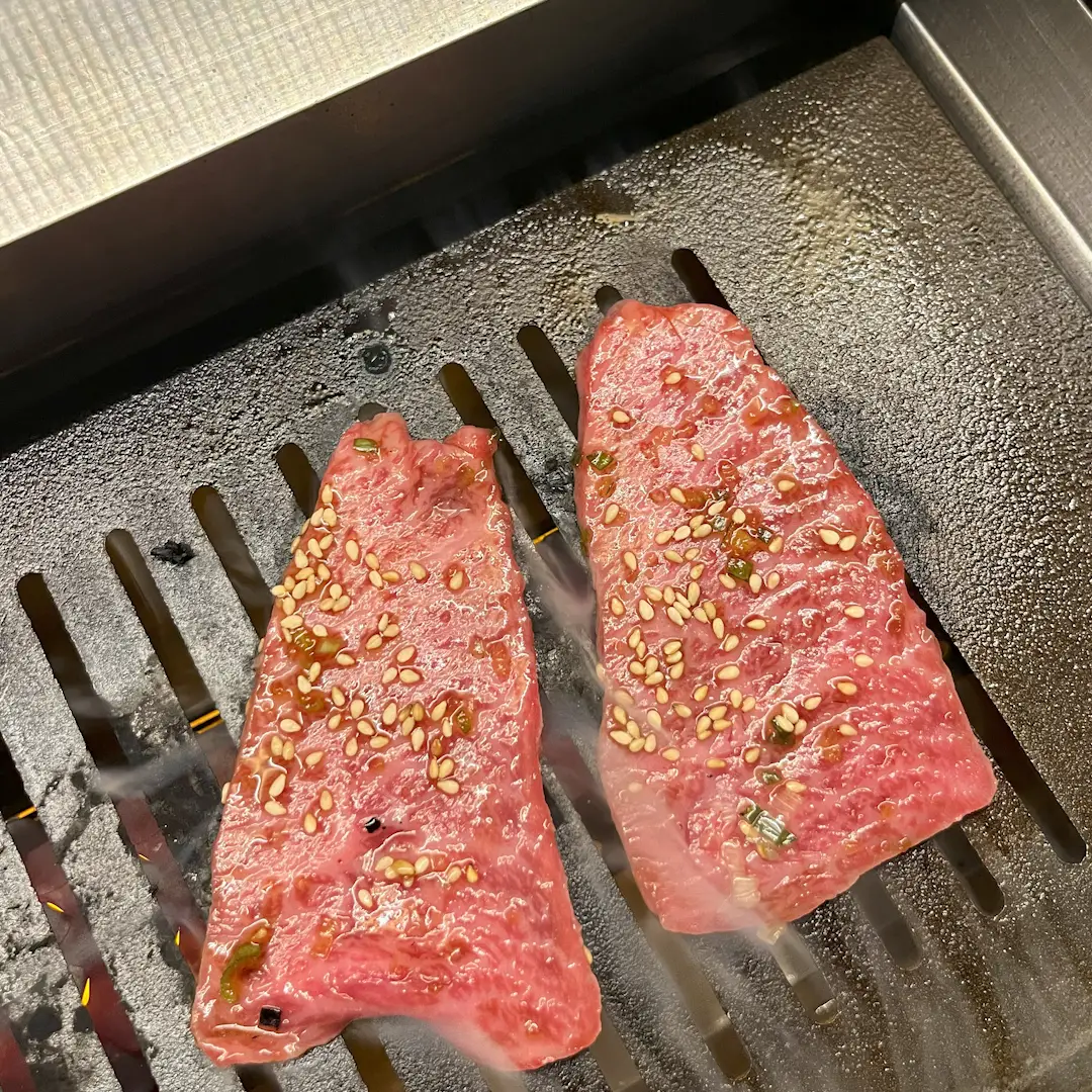 [Yakiniku Taishoen Main Store] I ate green onion wrapped in Ueno's ...