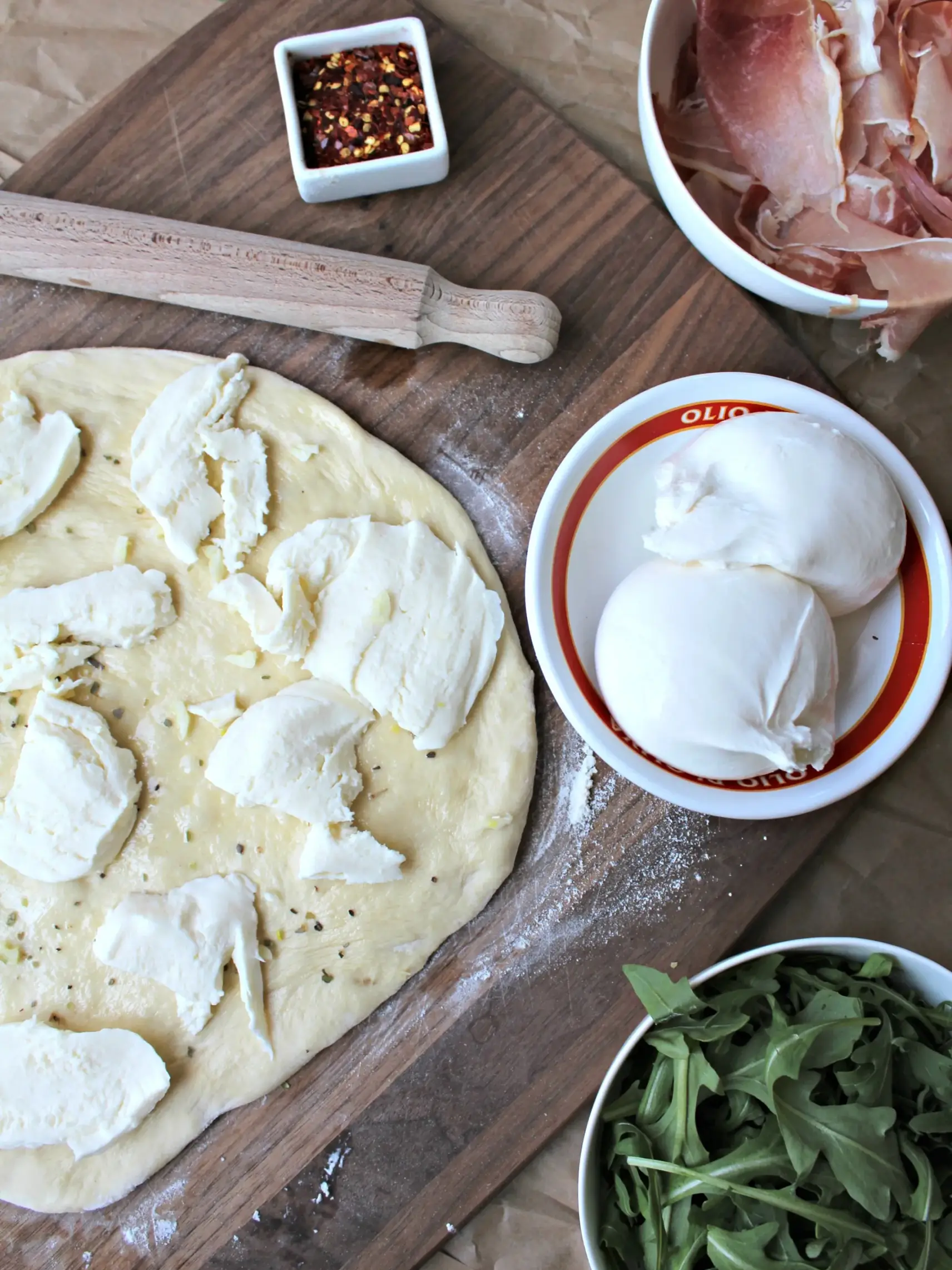 Prosciutto Arugula Burrata Pizza | Gallery posted by Ashley-Maree | Lemon8