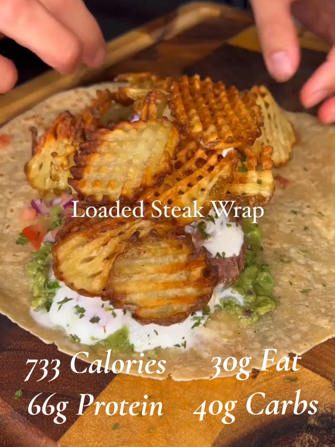 Loaded Steak Wrap with Counter Protein Tortillas! | Video published by ...