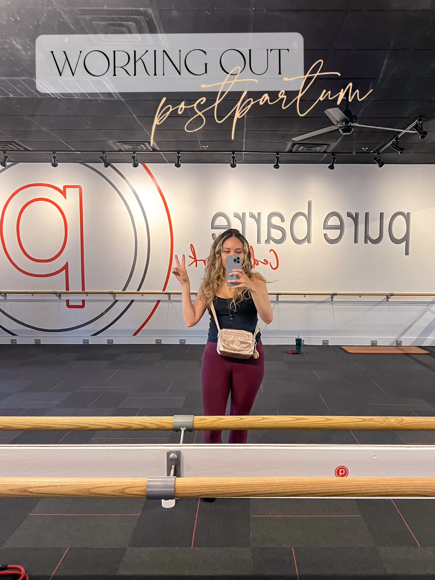 Working out postpartum 😅 Back at my happy place! | Gallery posted by ...