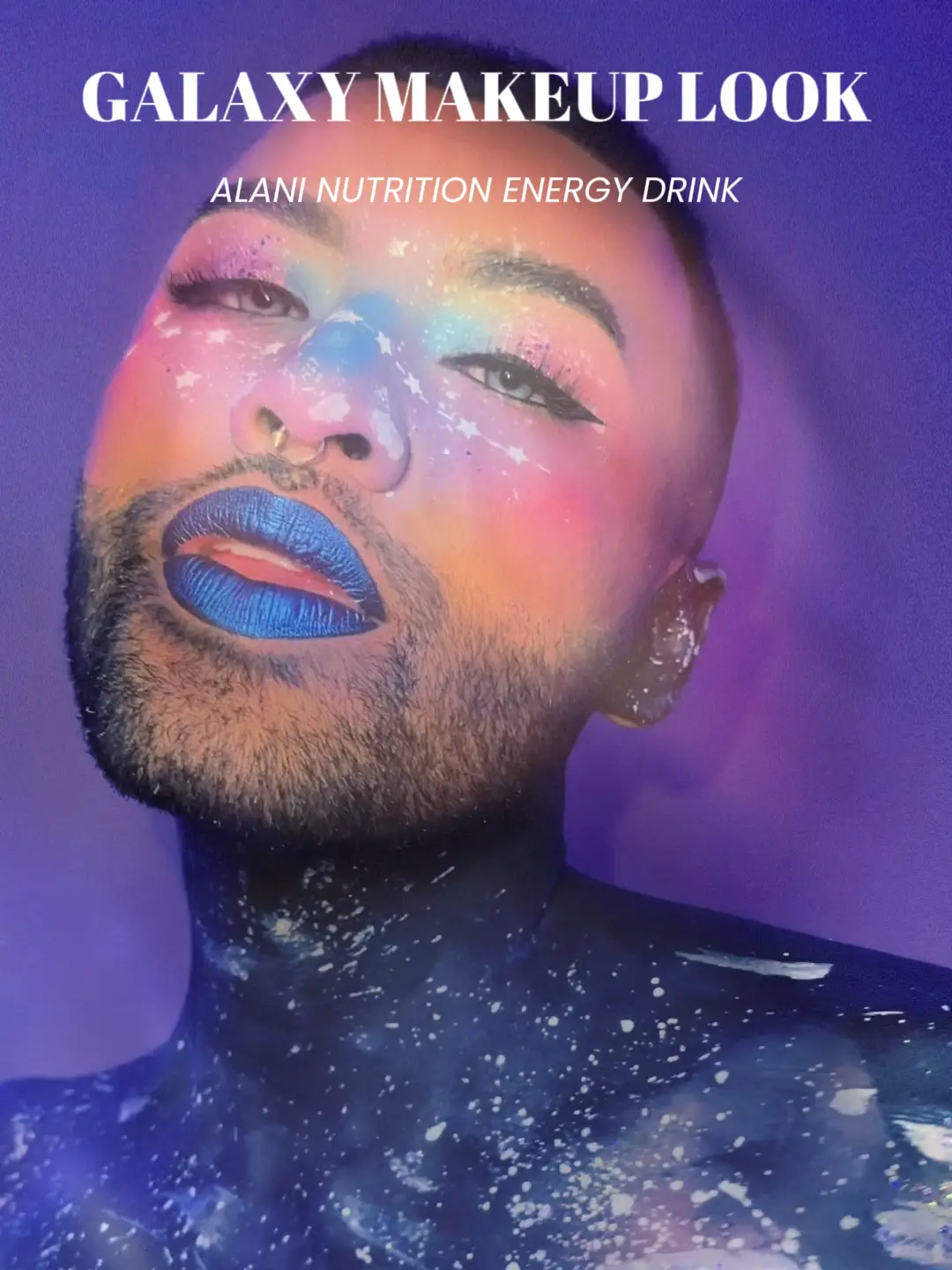Galaxy Makeup Look | Video published by itsMeChrxs | Lemon8