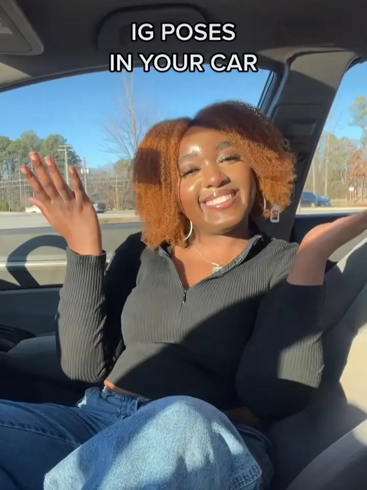 IG pose ideas in your car | Video published by C H Y N N A | Lemon8