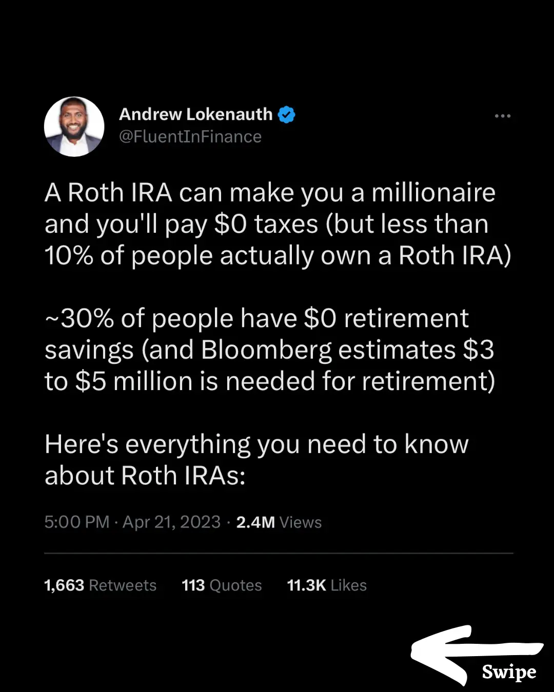 Roth IRAs | Gallery posted by FluentInFinance | Lemon8