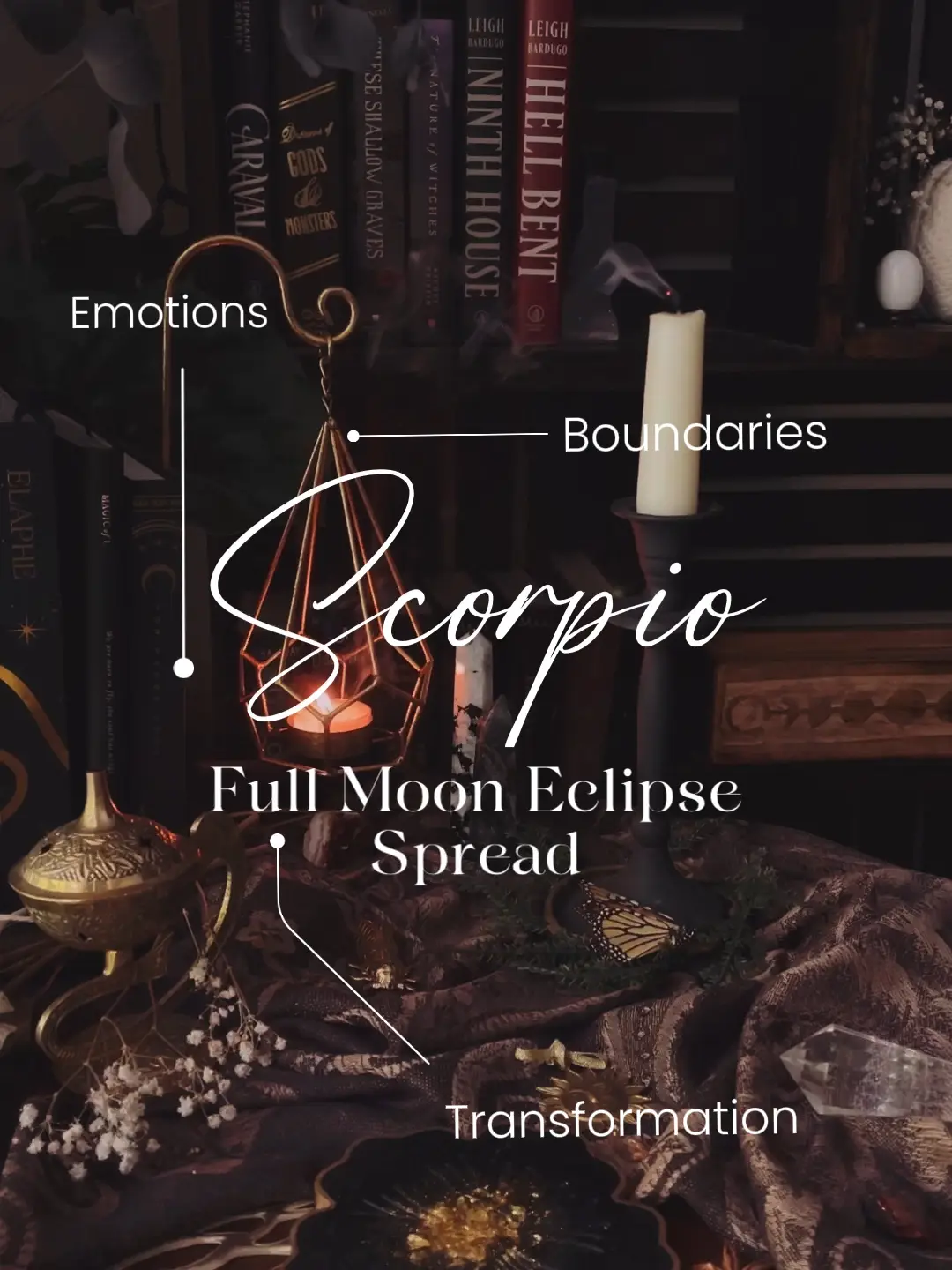 Scorpio Full Moon Eclipse Spread | Video published by Maria🌙 | Lemon8