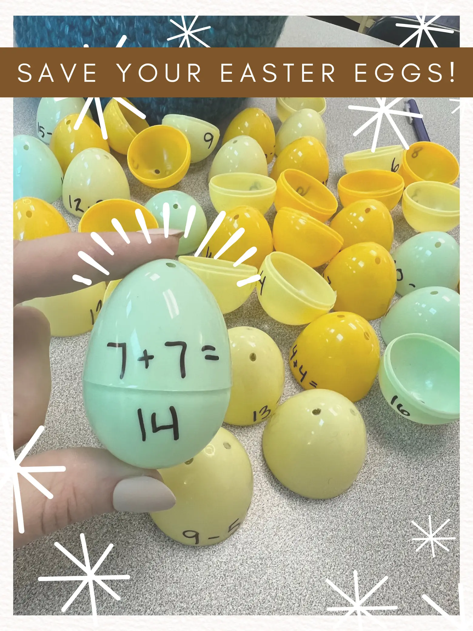 Easter Egg Math! 🪺 | Gallery posted by Lexie | Lemon8