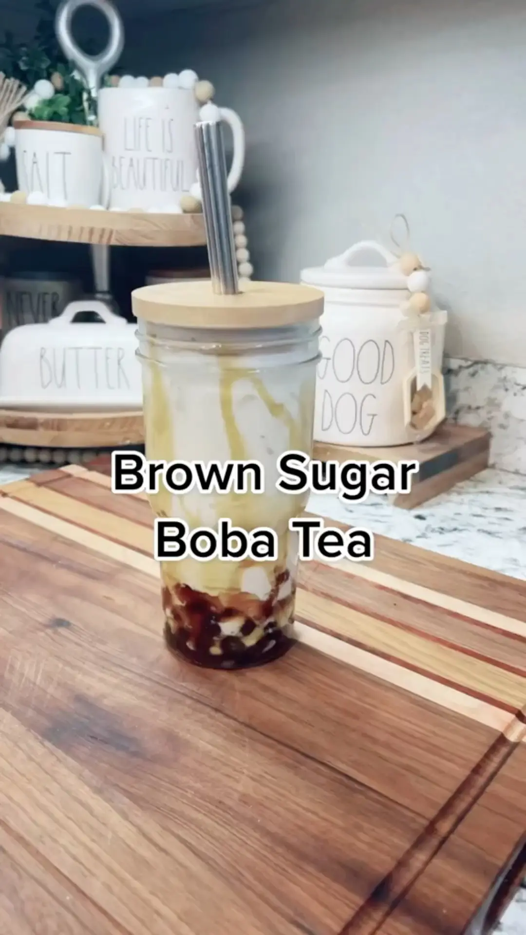 Brown Sugar Boba Milk Tea | Video published by Hanginwithhaley | Lemon8