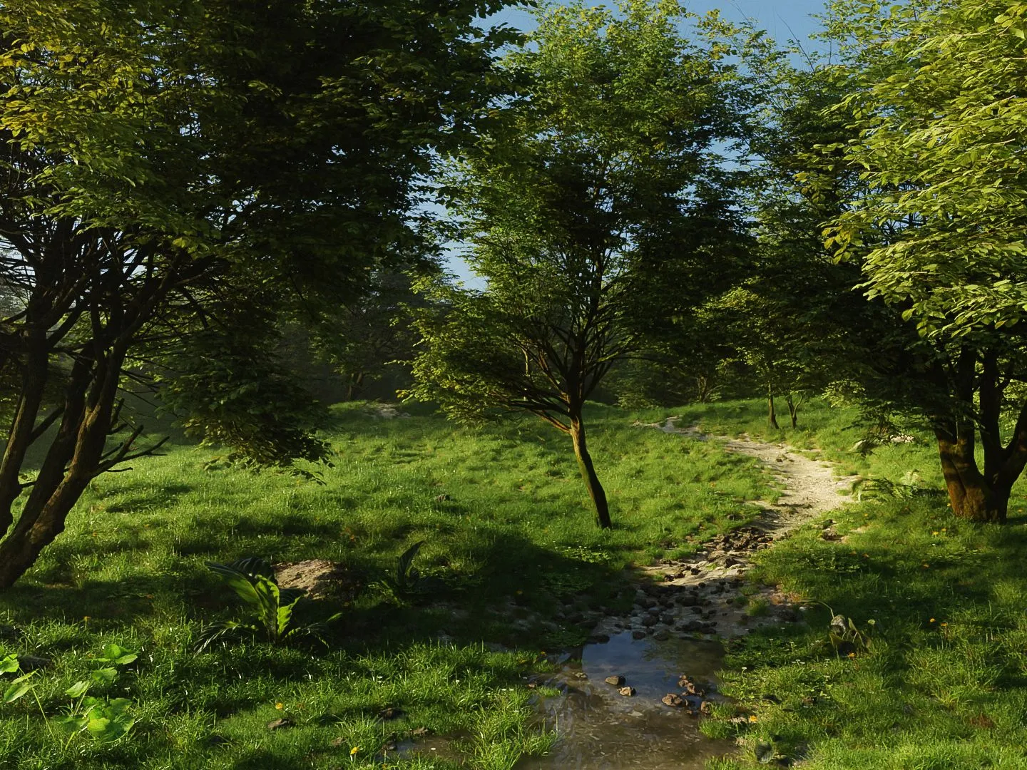 3D Forest in Blender 3.5 ! | Gallery posted by 3D.PIK | Lemon8