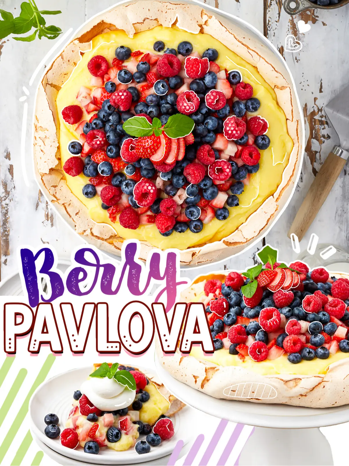 Best Ever Berry Pavlova ~ 🍓🫐 | Video published by Dana DeVolk | Lemon8