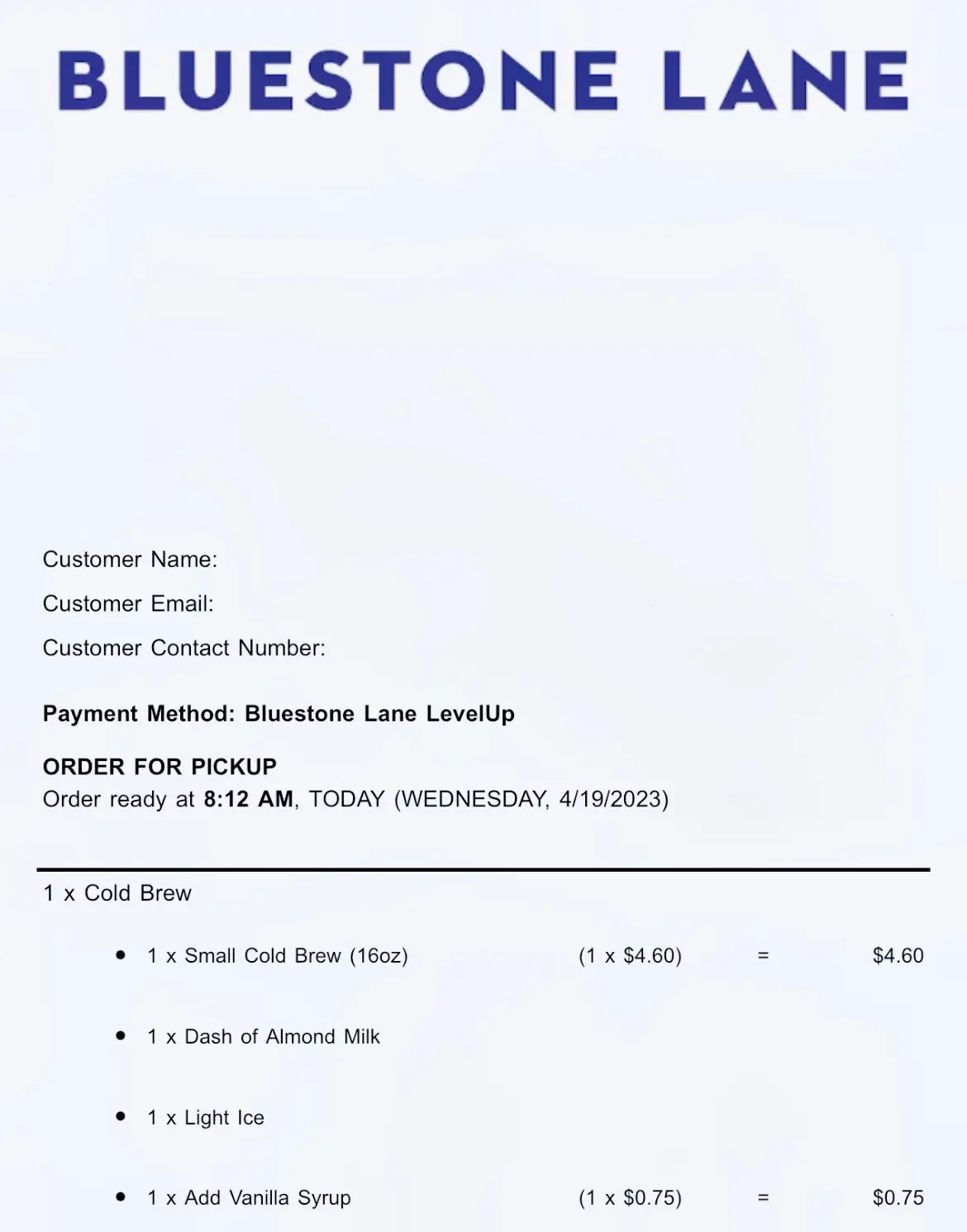 my bluestone lane order [vegan] 💙 | Gallery posted by jamie | Lemon8