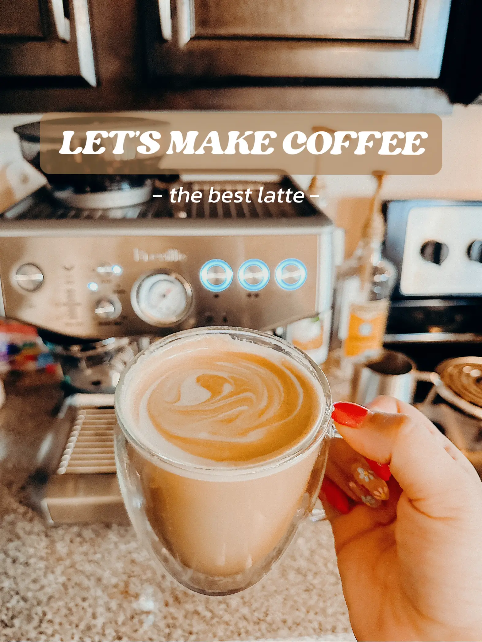 LET’S MAKE A LATTE ☕️ | Video published by Nicole Stratton | Lemon8