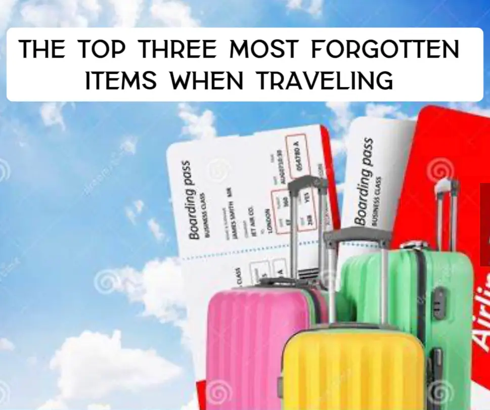 Most forgotten items when traveling. | Gallery posted by Live to travel ...
