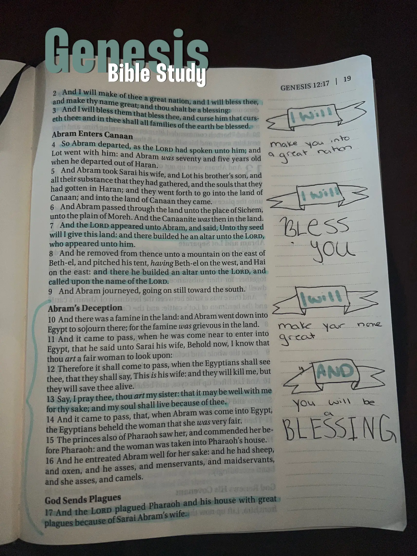 Genesis Bible journaling | แกลเลอรีที่โพสต์โดย Jenna Beth | Lemon8