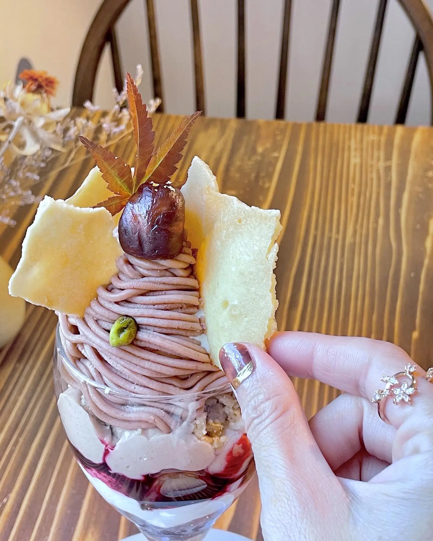 เกียวโต เกาลัดและลูกแพร์พาร์เฟต์🌰🍐🥄 | แกลเลอรีที่โพสต์โดย AKANE | Lemon8
