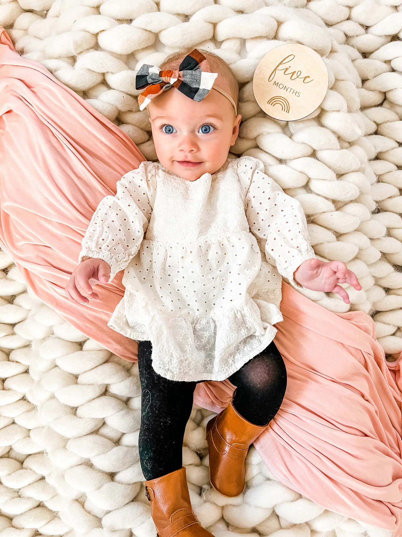 5 Months Baby Girl Photoshoot Ideas