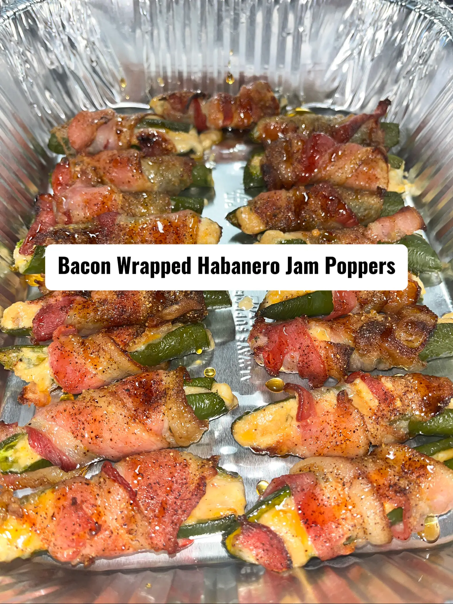 Bacon Wrapped Habanero Jam stuffed Jalapeño Popper | Video published by ...