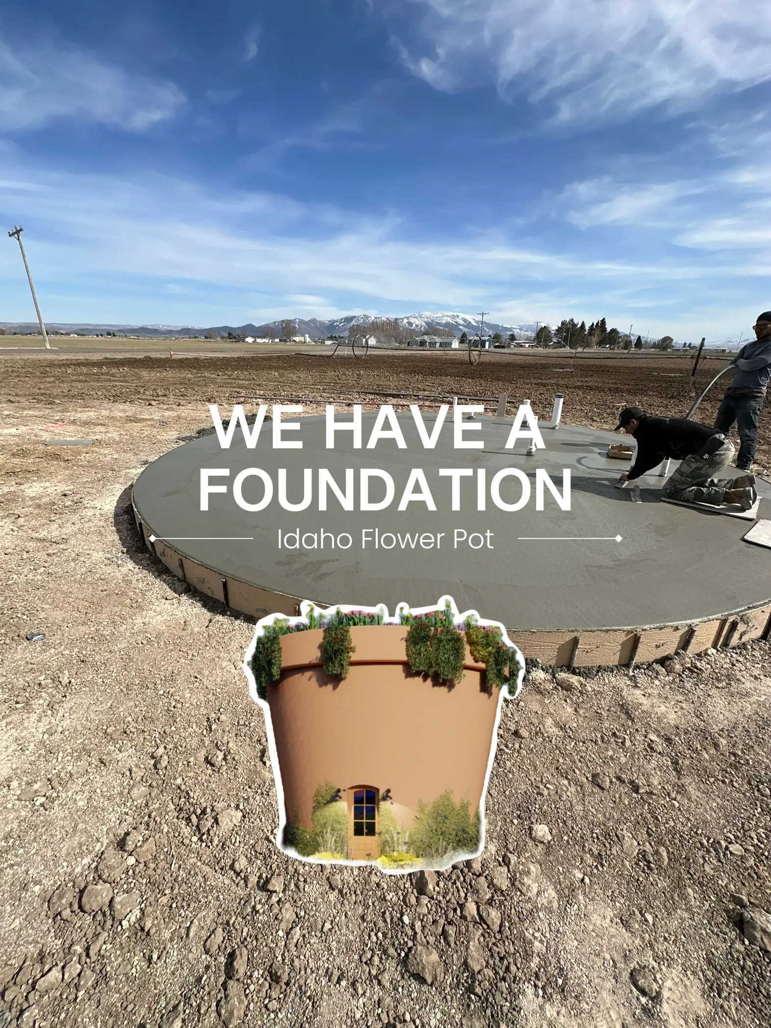 Giant Flower Pot Foundation is complete! | Gallery posted by Whitney ...