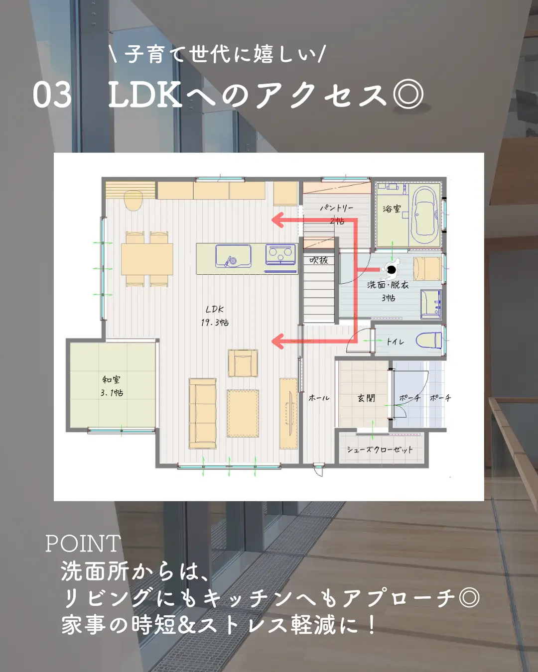 見渡せる2階建の間取り！ | うちマド！｜30坪の間取り図鑑が投稿したフォトブック | Lemon8