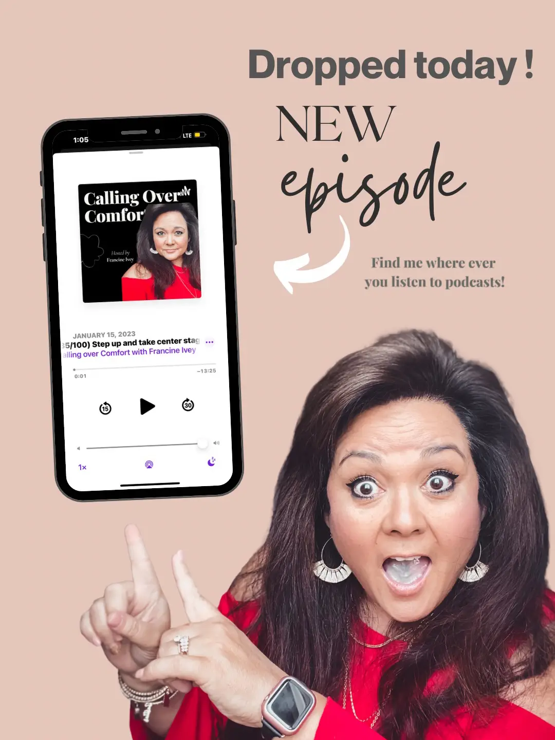 Calling Over Comfort PODCAST | Gallery posted by Francine Ivey | Lemon8