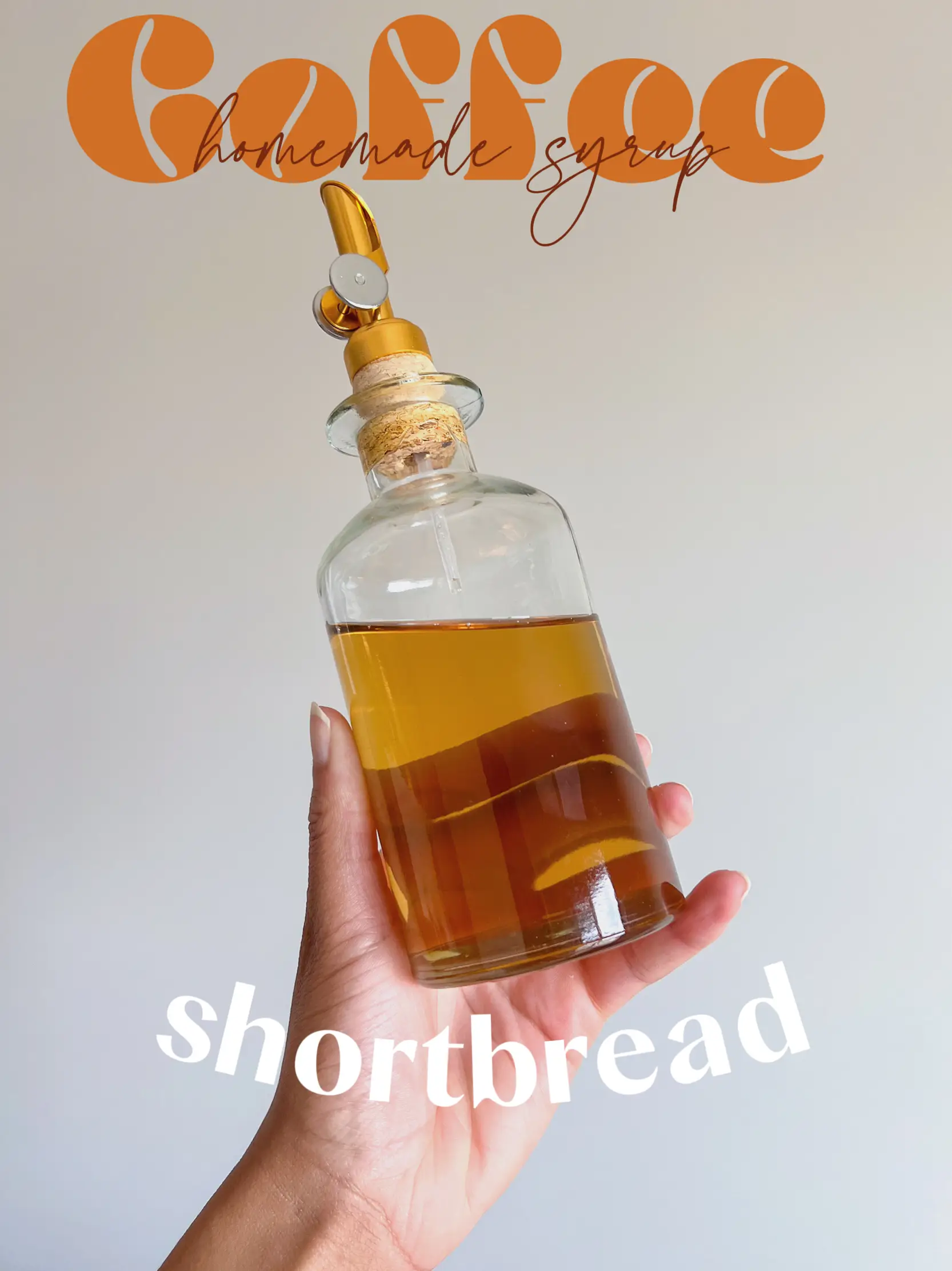 Homemade Shortbread Coffee Syrup 🤎🤤 | Video published by Destiny | Lemon8