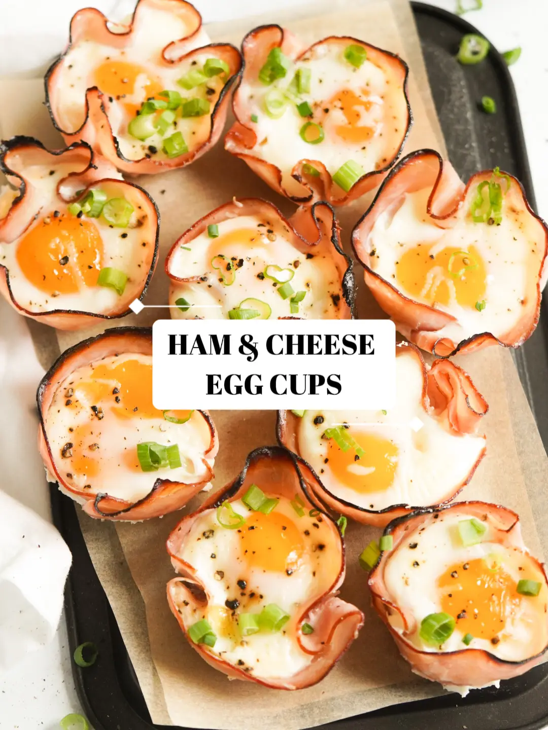 HAM & CHEESE EGG CUPS! Healthy Breakfast | Video published by Kayla ...