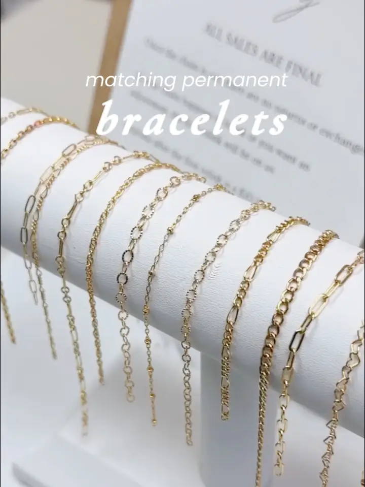 got matching permanent bracelets with my mama🤍 | Video published by ...
