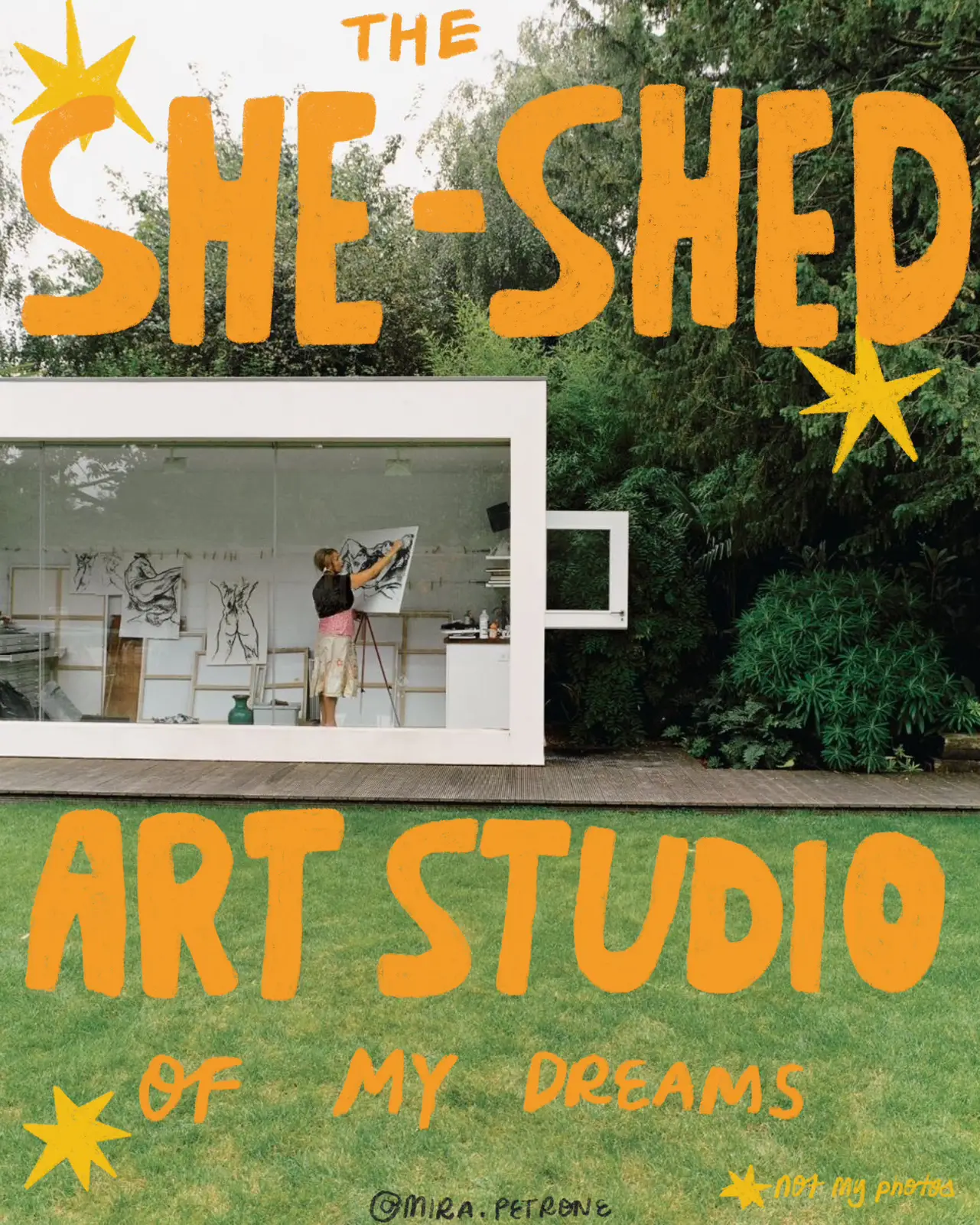 the she-shed / art studio of my dreams | Gallery posted by Mira Petrone ...