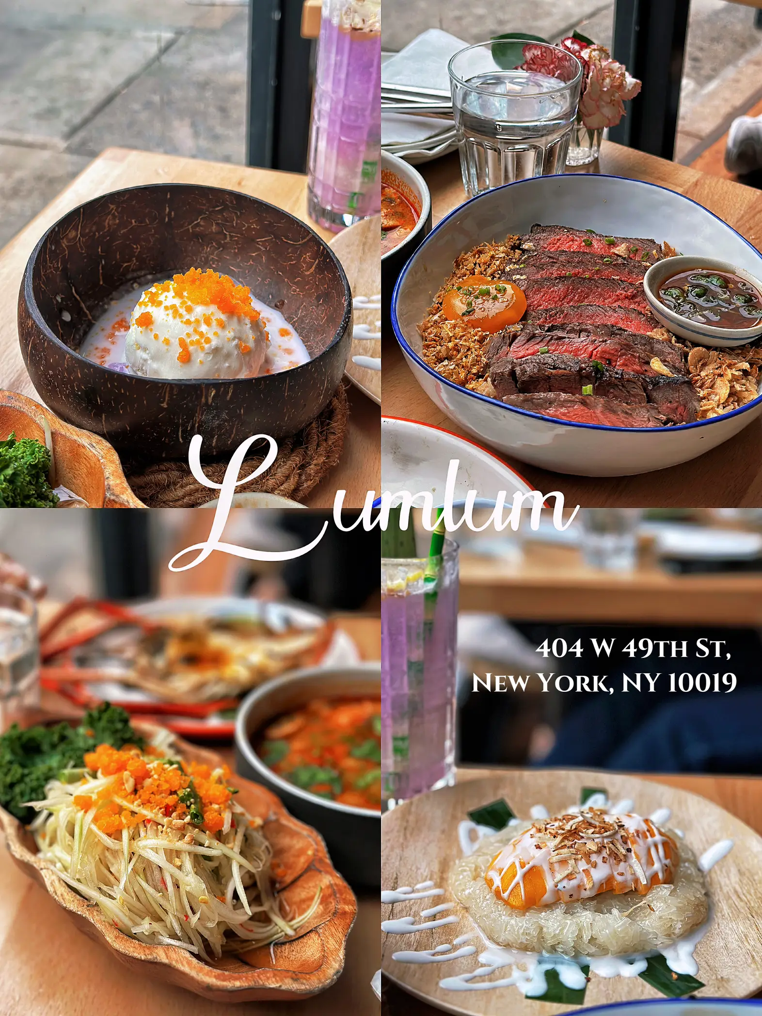 Indulging in Thai Delights at LumLum: Thai Flavor | Gallery posted by Yummyeyenyc | Lemon8