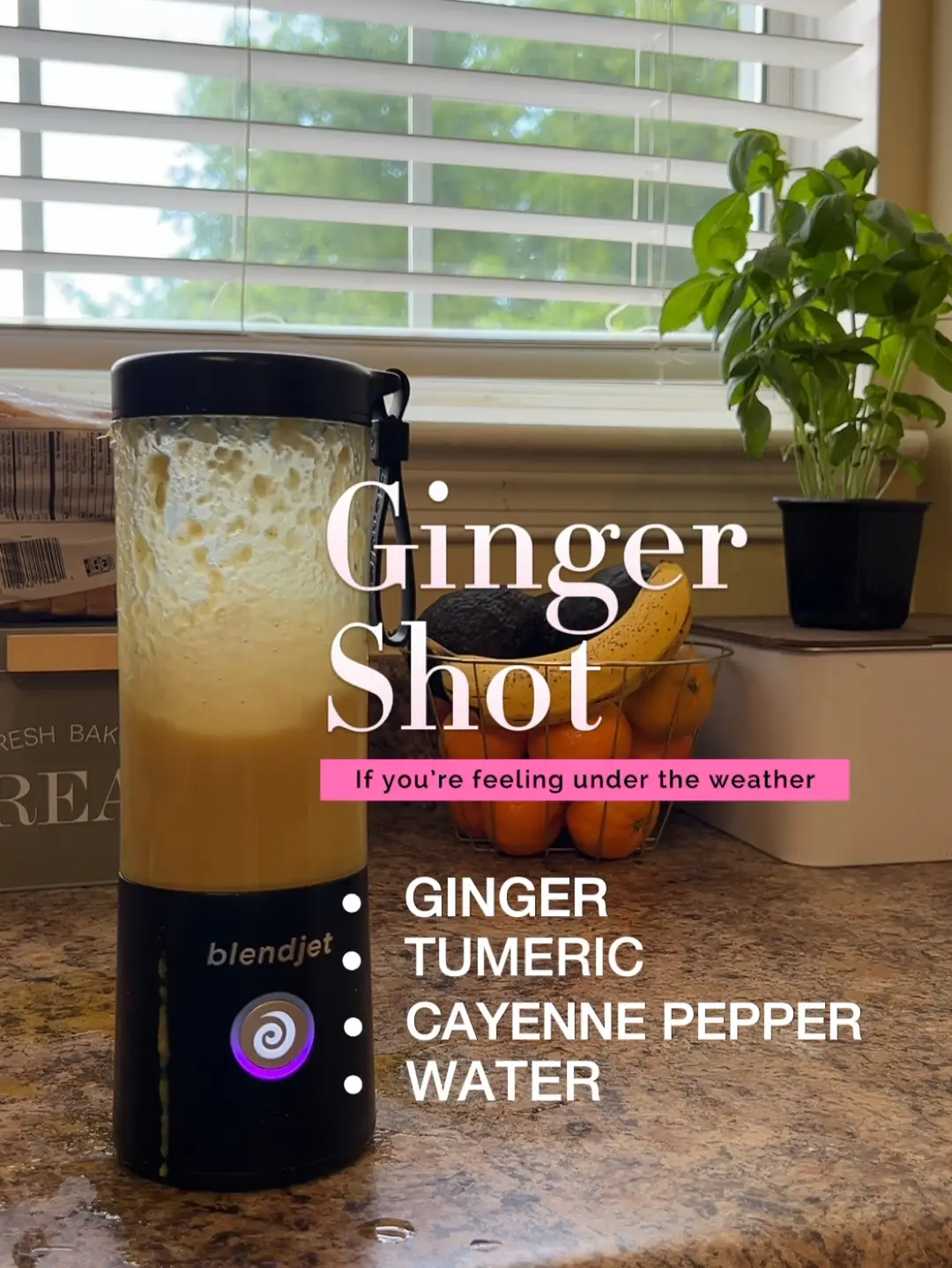 Ginger Shot for feeling better | Video published by StacyWestBlogs | Lemon8