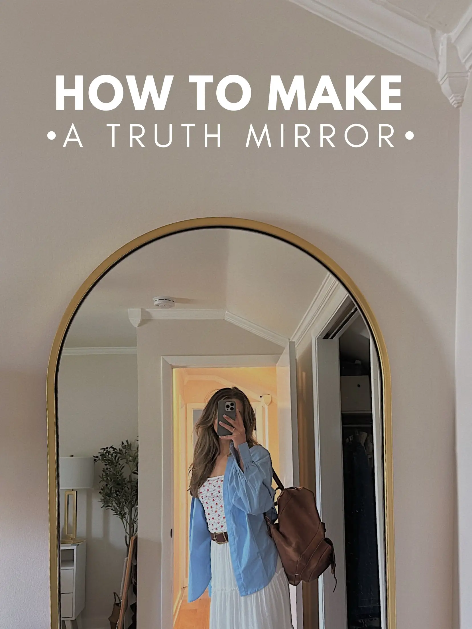 HOW TO MAKE A TRUTH MIRROR 🫶🏻🌷 | Gallery posted by ASHLEY 💖💐🎀🌸 | Lemon8