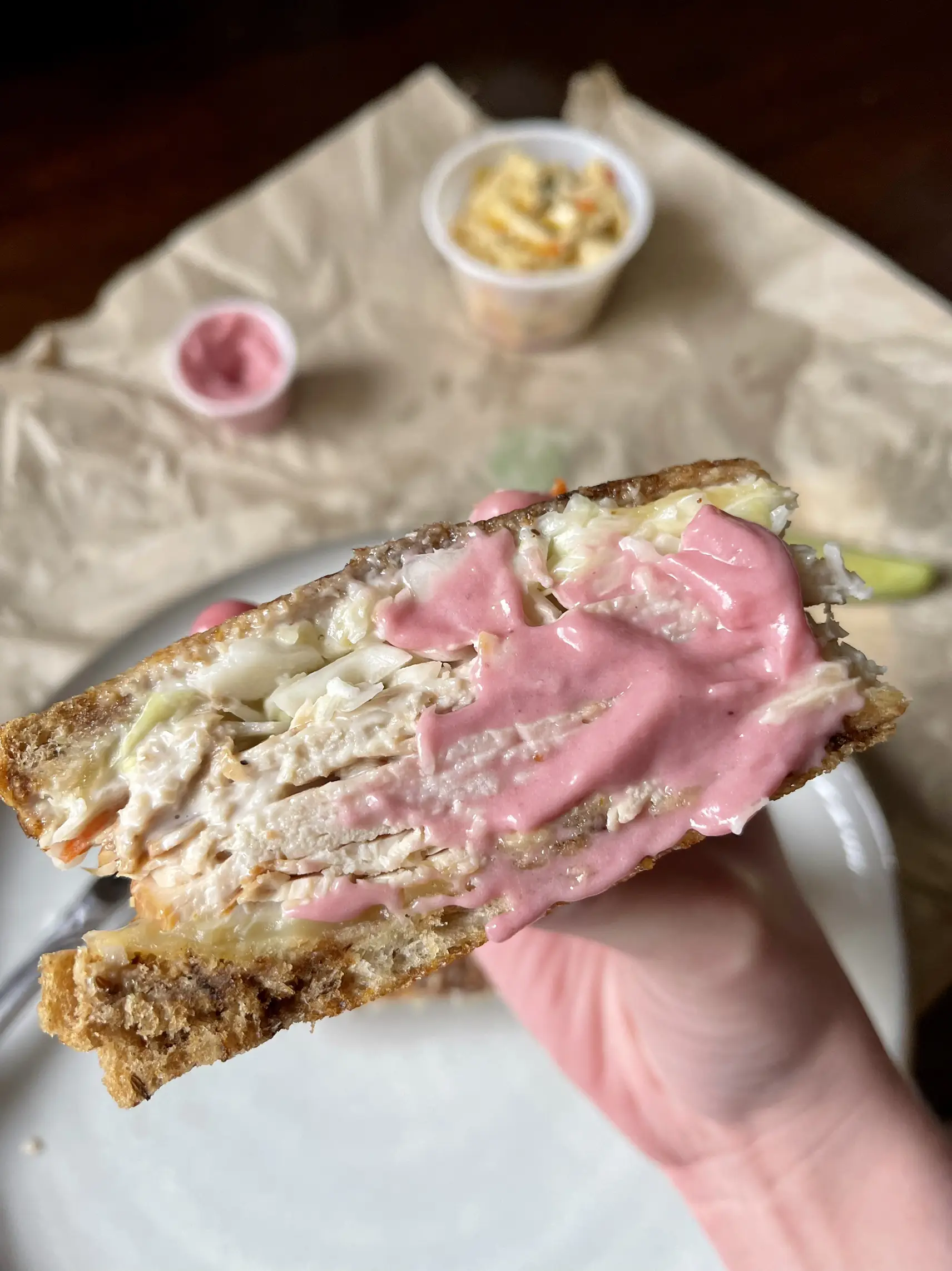 turkey reuben with cranberry mayo 😍 | Gallery posted by Hannah | Lemon8