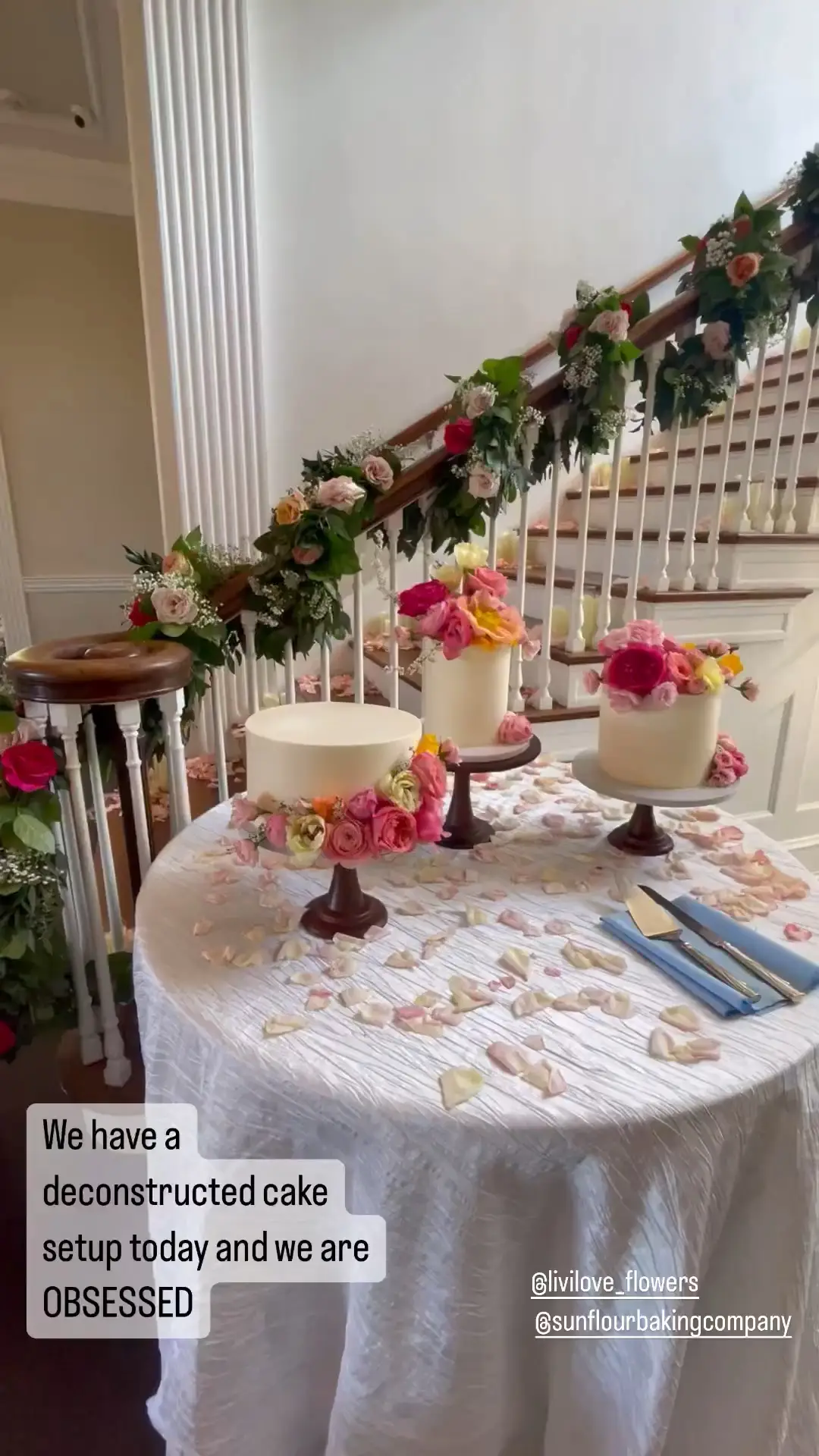 Wedding trend alert, deconstructed cakes | Video published by ...