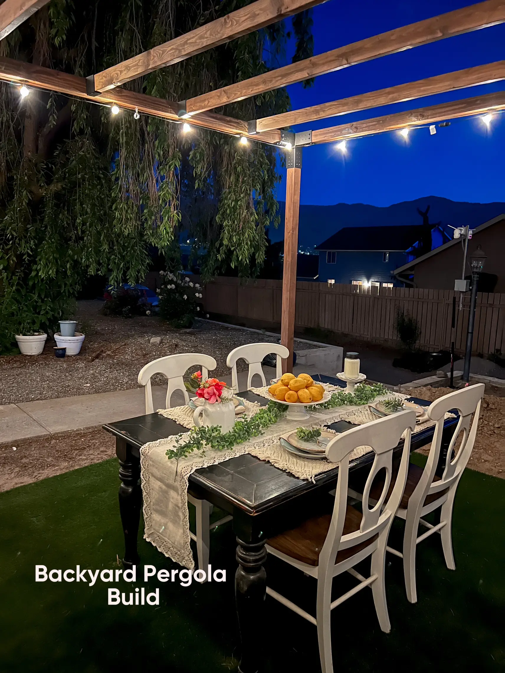 Backyard Pergola Build | Gallery posted by TheRefiningHome | Lemon8
