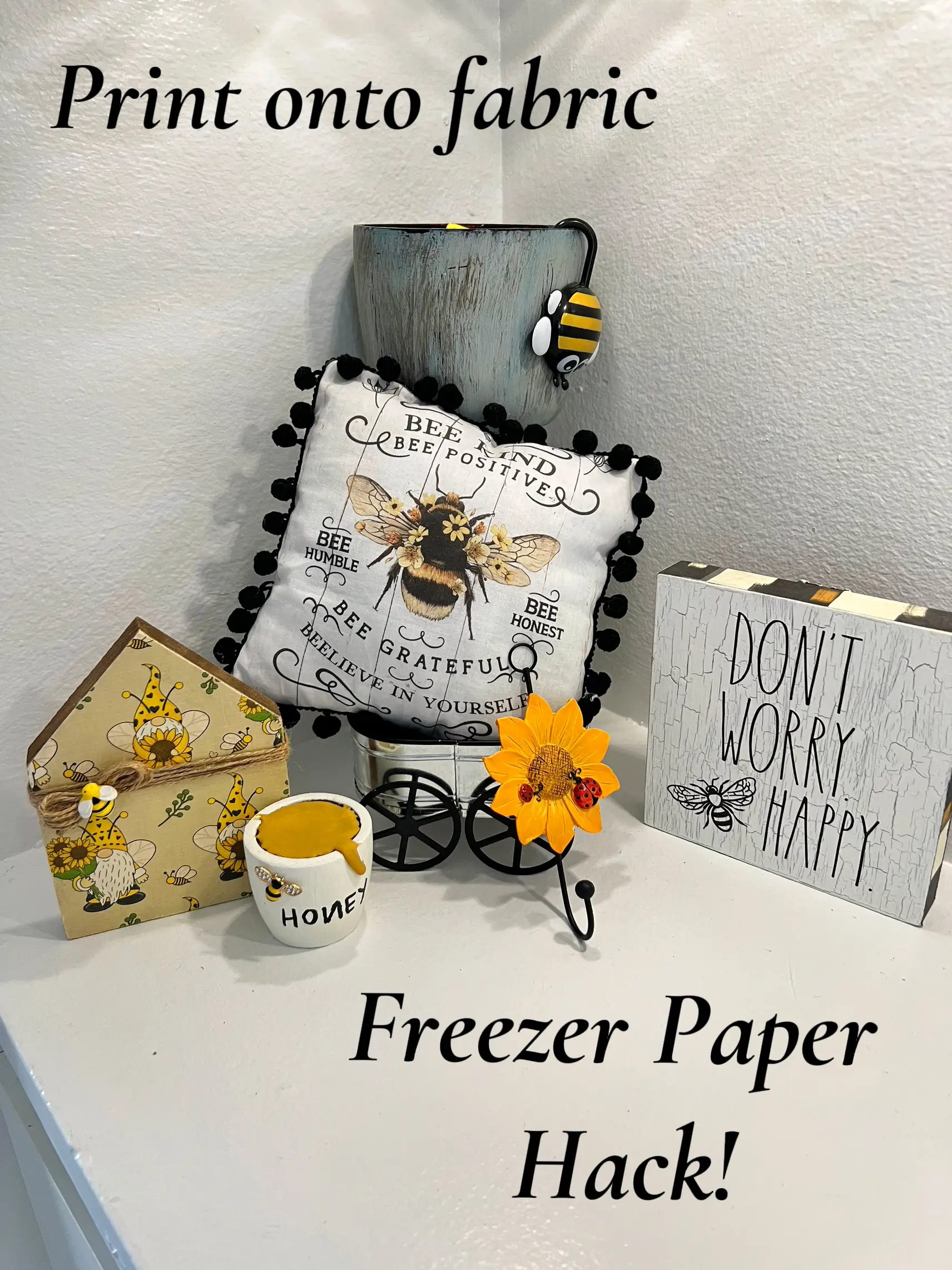 Print on Fabric Freezer Paper Hack | แกลเลอรีที่โพสต์โดย Manda Panda ...