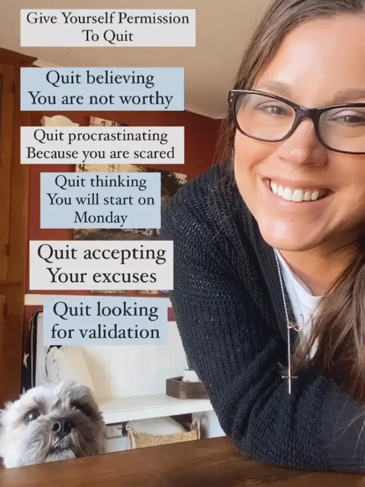 Give yourself permission 🤎 | Video published by Mandy Mellon | Lemon8