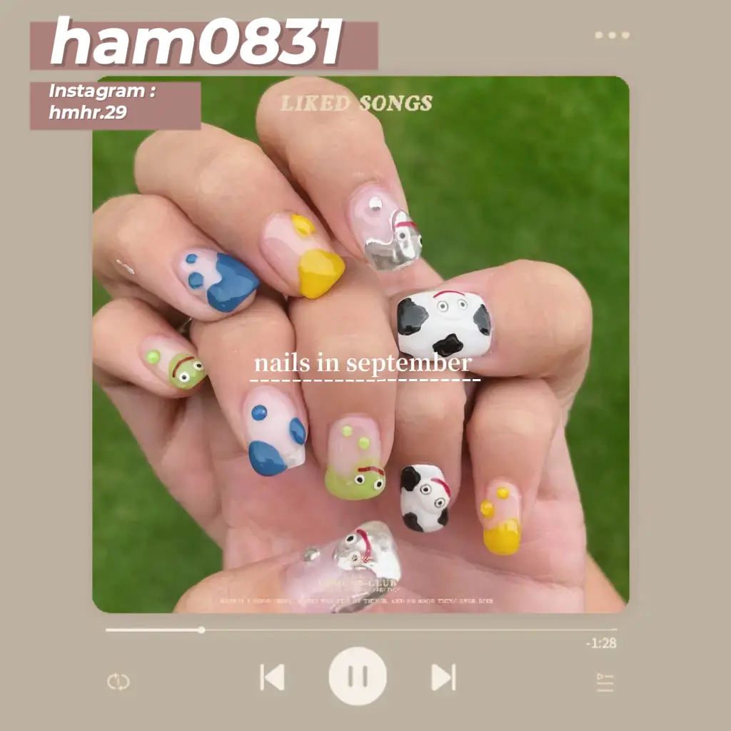 【hamのネイル記録】スライム | らむが投稿したフォトブック | Lemon8