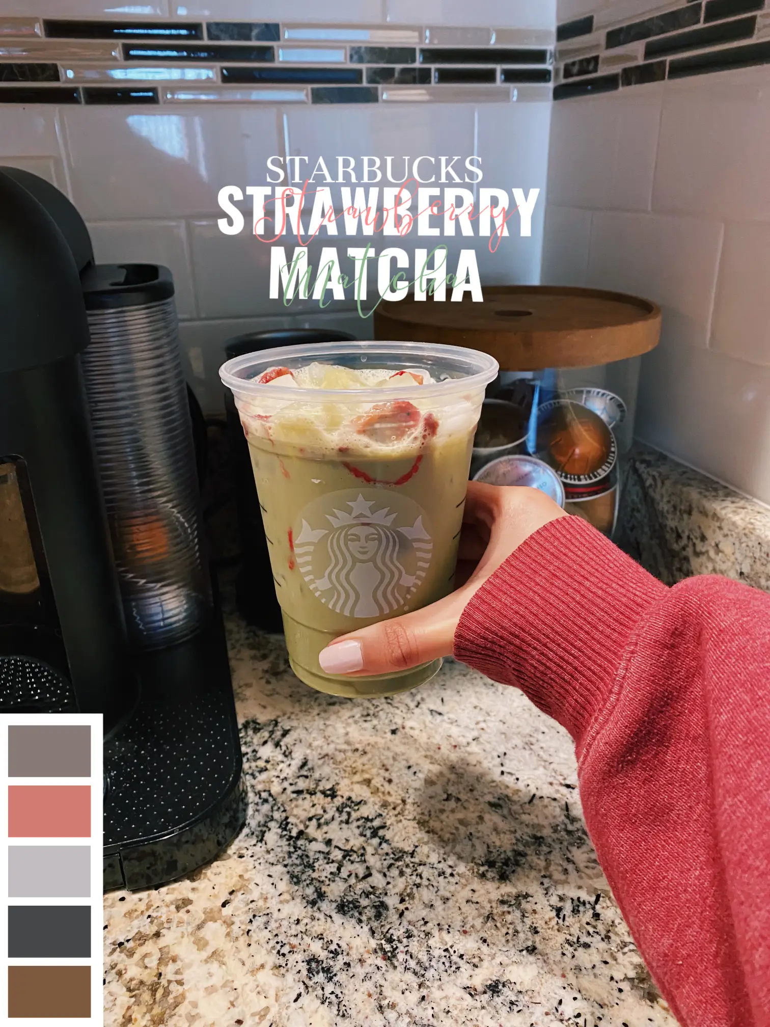 Starbucks Strawberry Matcha | Gallery posted by Eesha | Lemon8