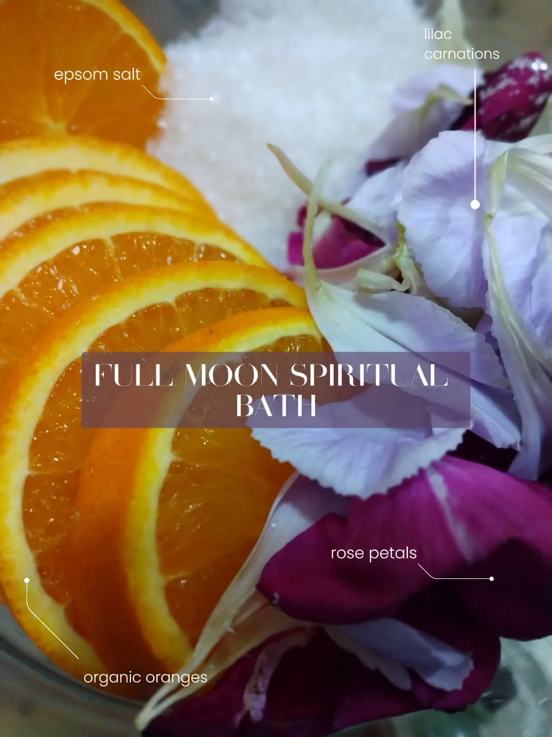 Full Moon Spiritual Bath Tips | แกลเลอรีที่โพสต์โดย Shashu | Lemon8