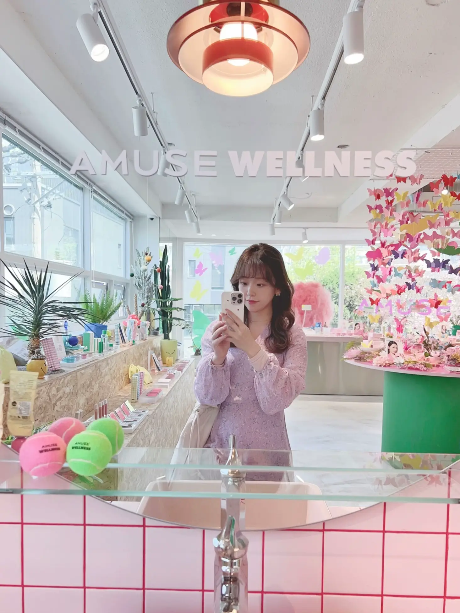 【渡韓🇰🇷】AMUSEのショールーム💄 | 空山菜摘(くうにゃん)の投稿動画 | Lemon8
