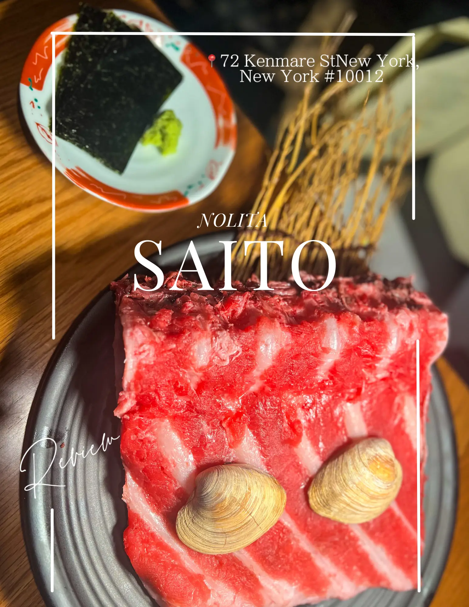 Saito NYC $100 Omakase Menu | Gallery posted by Angelica_E | Lemon8