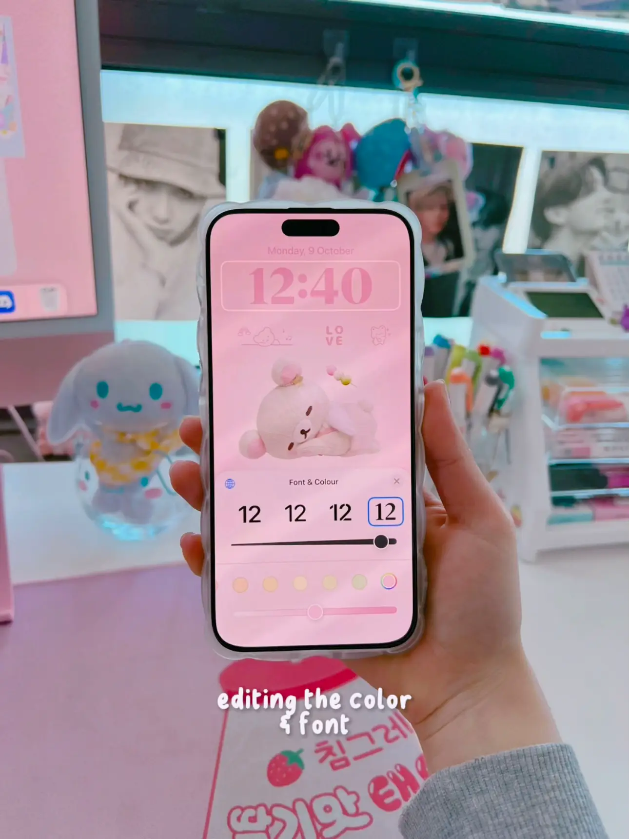 🎀How I customize my iphone lockscreen | Gallery posted by peachiesuga ...