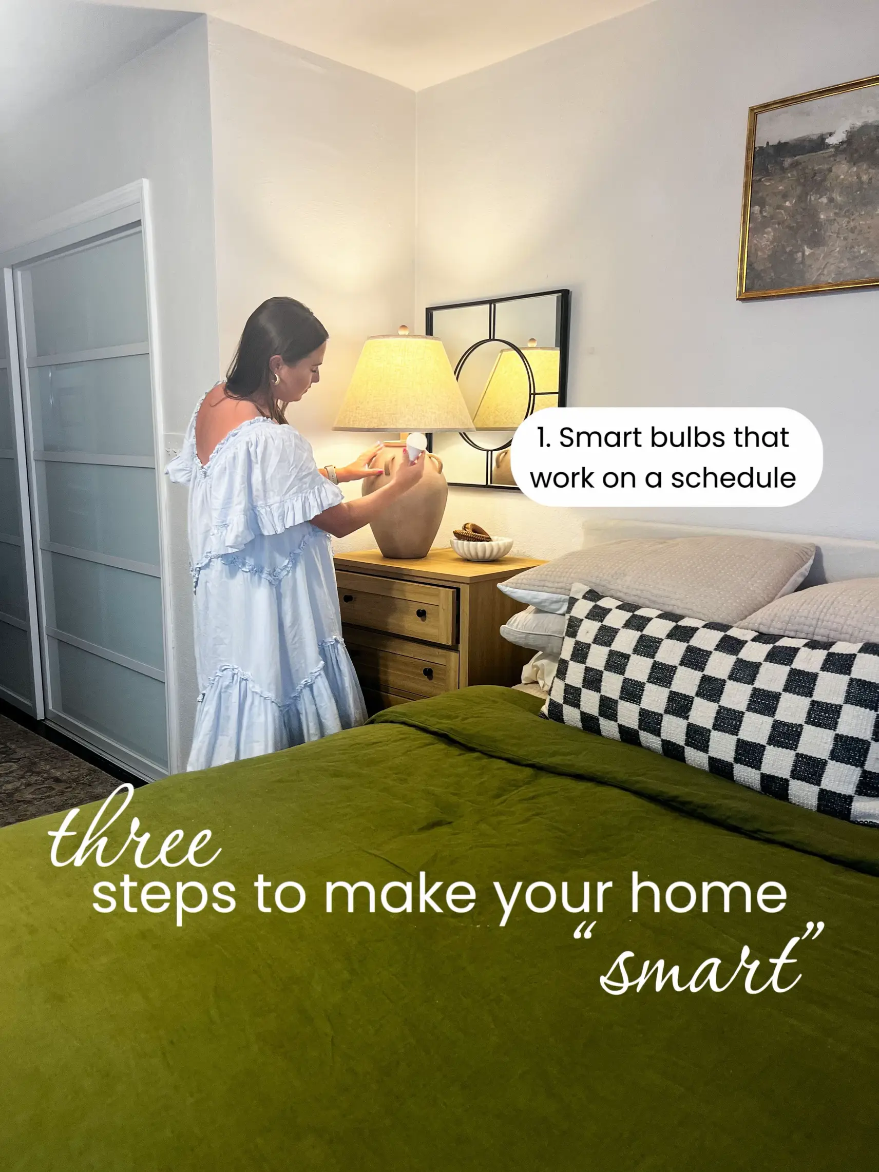 3 steps to make your home “smart” | แกลเลอรีที่โพสต์โดย kenziemariehome | Lemon8