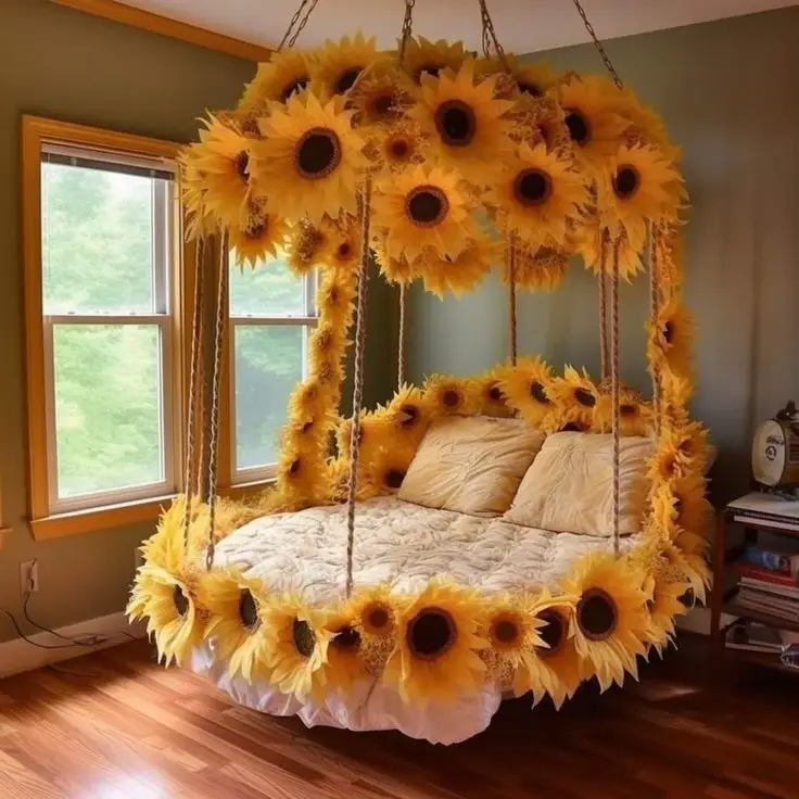 Sunflower blitzed Room Decor