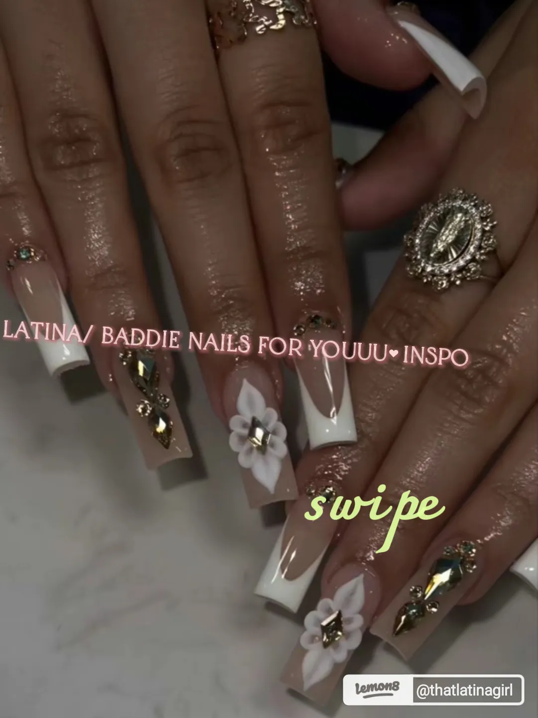 latina/ baddie nails for youuu | Gallery posted by 🎀chicana 🎀 | Lemon8