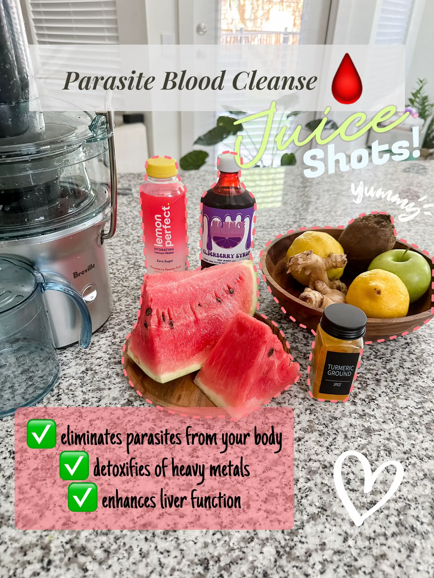 🩸parasite blood cleanse juice shots! | Gallery posted by DestinyK | Lemon8